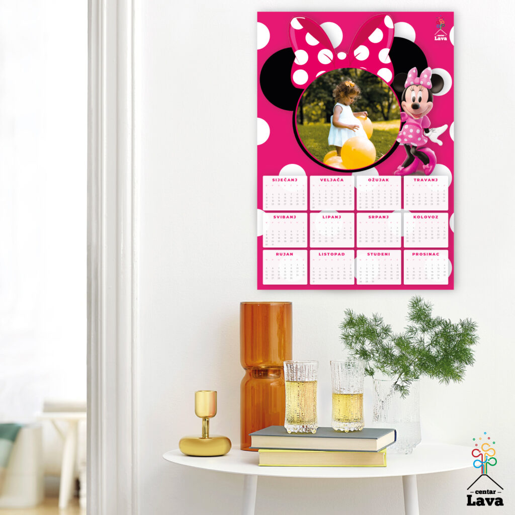 Minnie Mouse kalendar – Centar Lava